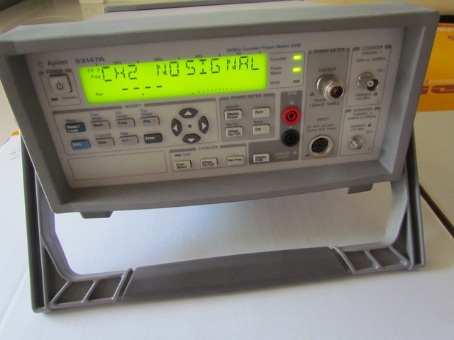 Agilent 53147a -001-002 Microwave Counter/power Meter/dvm 20 GHz | eBay