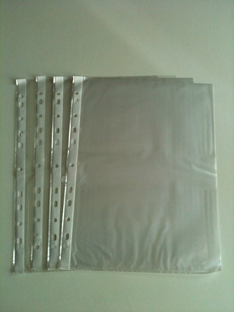 Clear A4 Plastic Punch Pockets Punched Strong Filing Folder Wallets ... Clear A4 Plastic Punch Pockets Punched Strong Filing Folder Wallets ...
